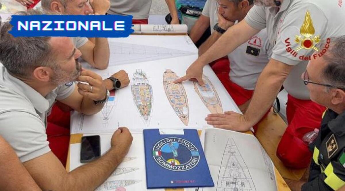 Aperto un varco nel veliero Bayesian, riprese le ricerche dei dispersi ...